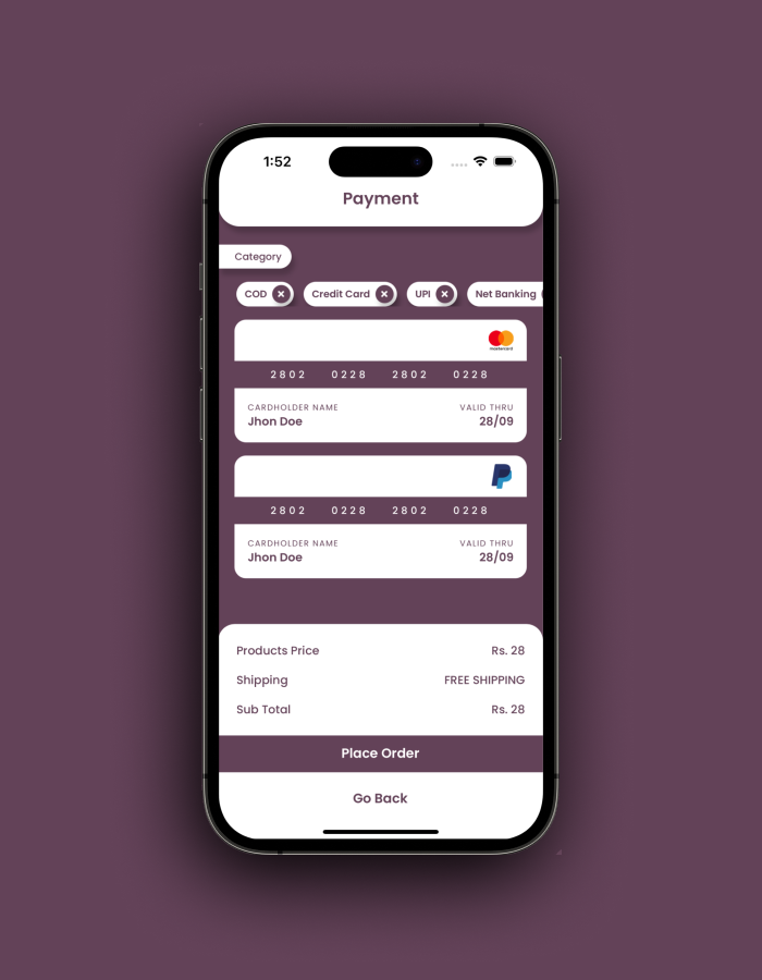 Fashonew - React Native CLI Cosmetics eCommerce Mobile App Template by uniorecinfotech